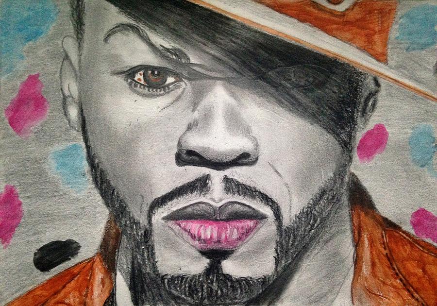 50 Cent Painting by Abiodun Bewaji | Fine Art America