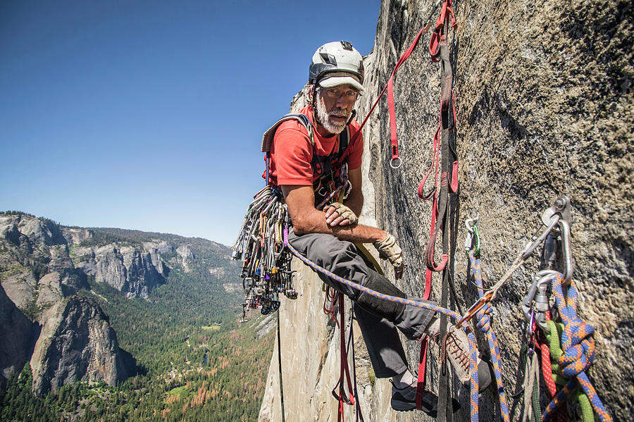 El Cap Climbing Photograph by Suzanne Stroeer - Pixels