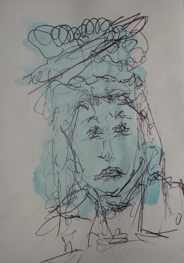 Composition 30 Drawing by Edward Wolverton - Fine Art America