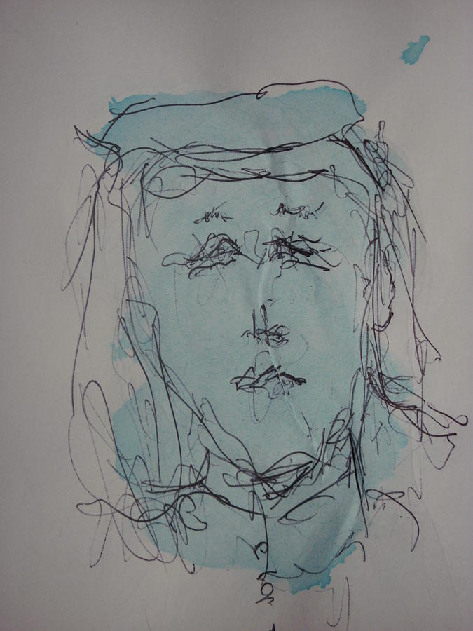 Composition 34 Drawing by Edward Wolverton - Fine Art America