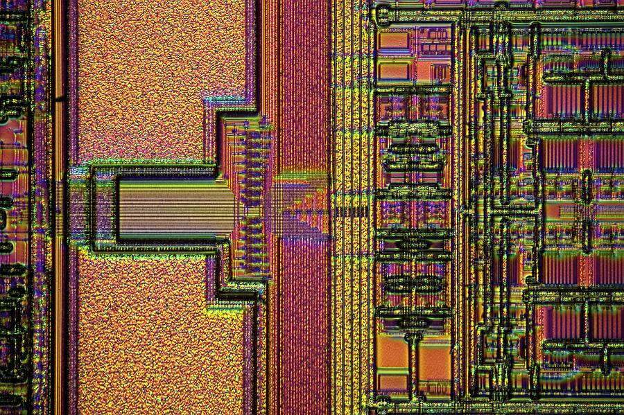 Microchip Surface #7 by Science Photo Library