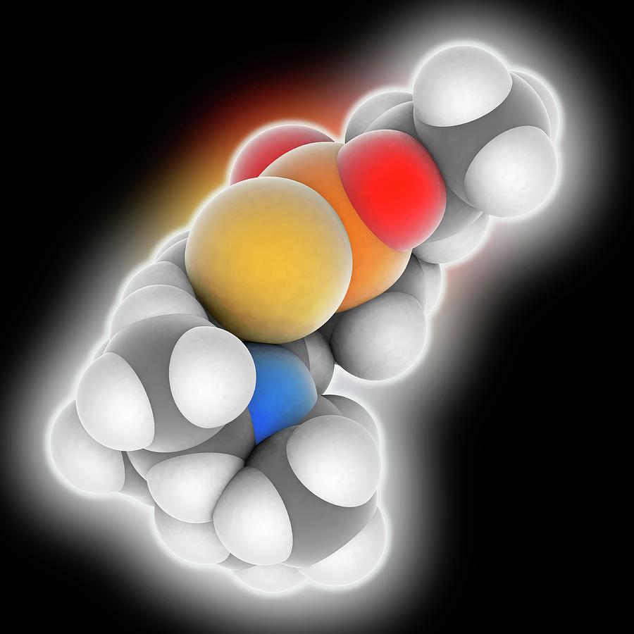 Vx Nerve Agent Molecule #7 by Science Photo Library