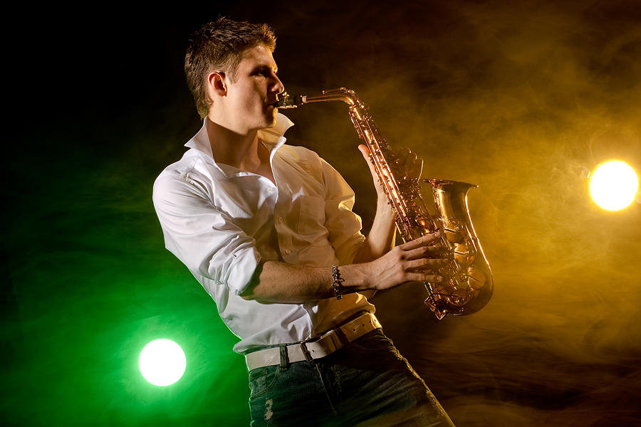 Saxophonist Photograph by Anna Bryukhanova - Fine Art America