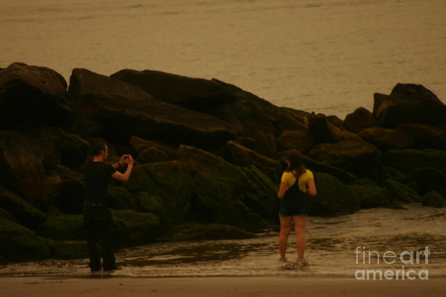 A girl modeling Photograph by Eric Brock - Fine Art America