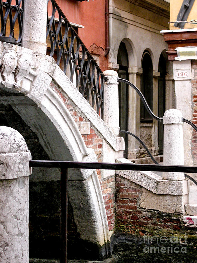 A little bridge in Venice Photograph by Martha J Lara - Fine Art America