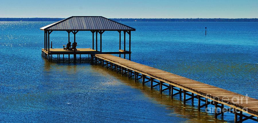A Long Dock Photograph by Bob Sample - Fine Art America