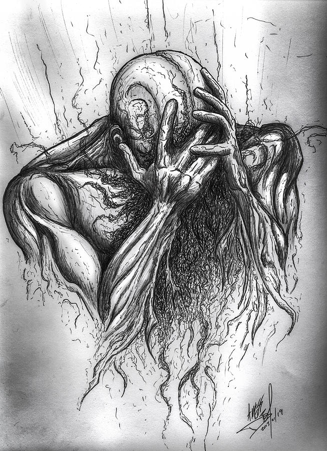 A Mess Drawing by Daniel Hendrickson - Fine Art America