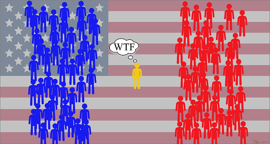 A Nation Divided Digital Art by Ron Hedges - Fine Art America