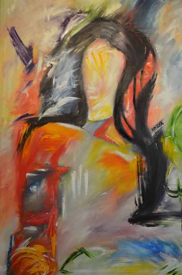 A red hot mess Painting by Lance Blust - Fine Art America