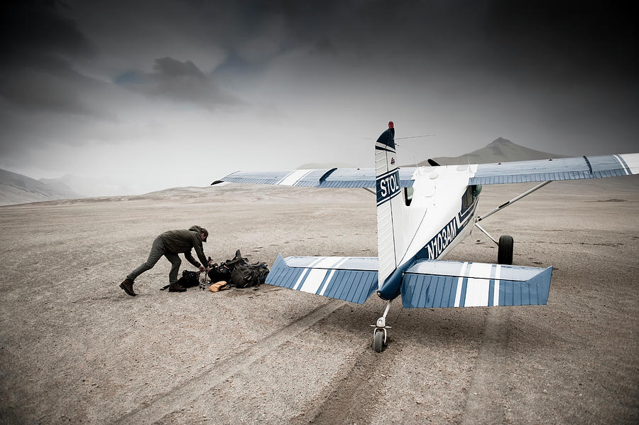 A Small Cessna Dropping Photograph by Nick Hall - Pixels