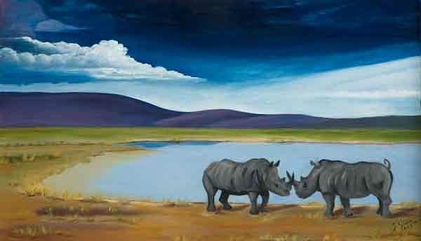 a Storm is brooding Painting by Jeanne Silver - Fine Art America