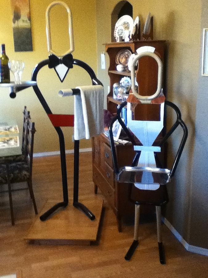 Abigail and Jeeves Sculpture by Dan Daugherty - Fine Art America