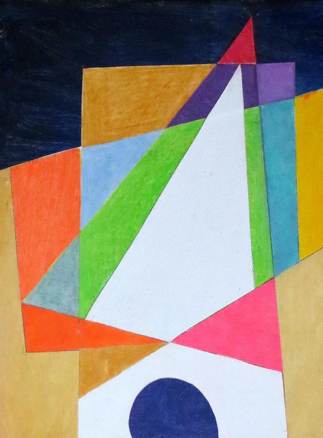 Abstract Angles XI Mixed Media by Diane Fine - Fine Art America