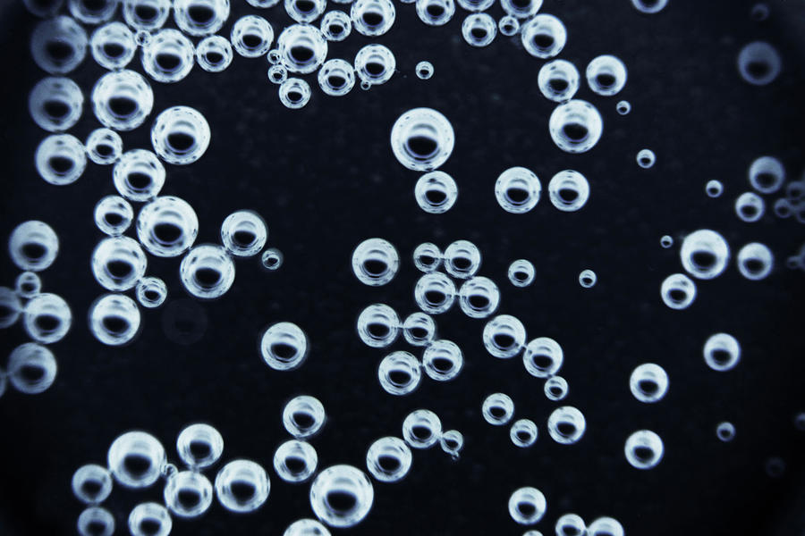 Abstract bubbles Pyrography by Sp - Pixels