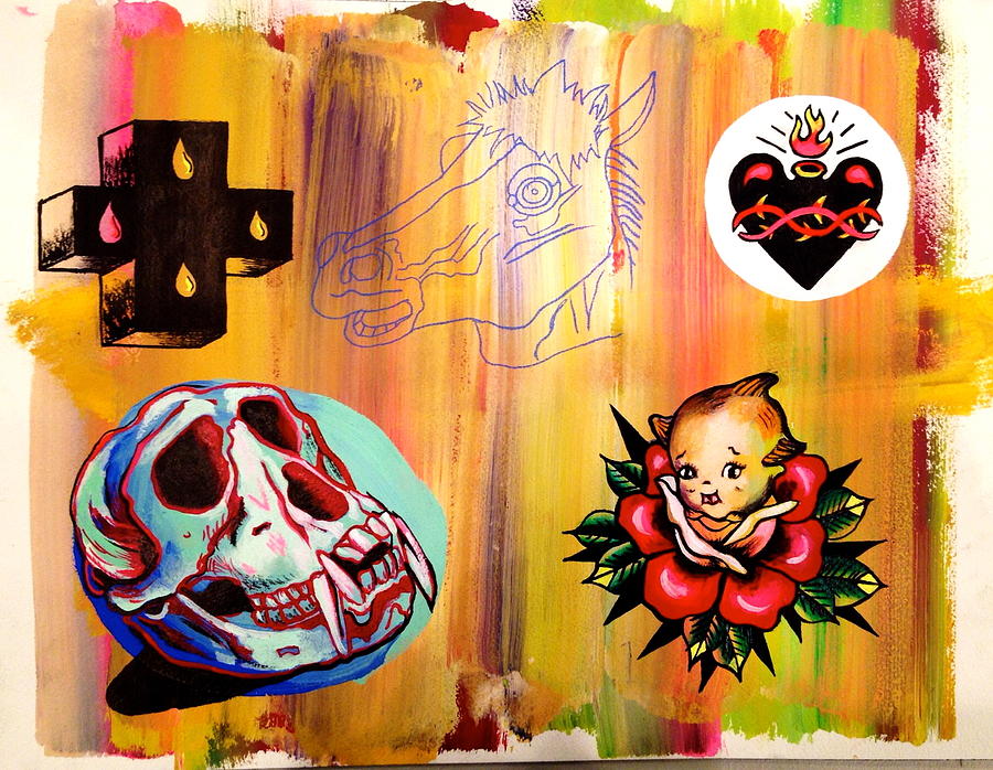 Abstract Flash Painting by Britt Kuechenmeister - Fine Art America