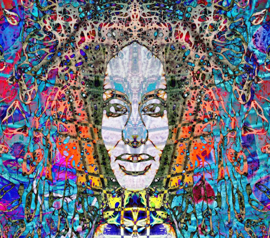 Abstract Goddess 3 Digital Art by Devalyn Marshall - Fine Art America