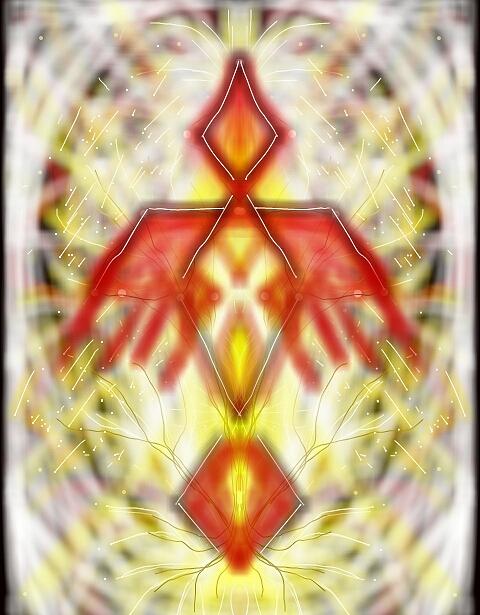 Abstract Phoenix Digital Art by Michael African Visions - Fine Art America