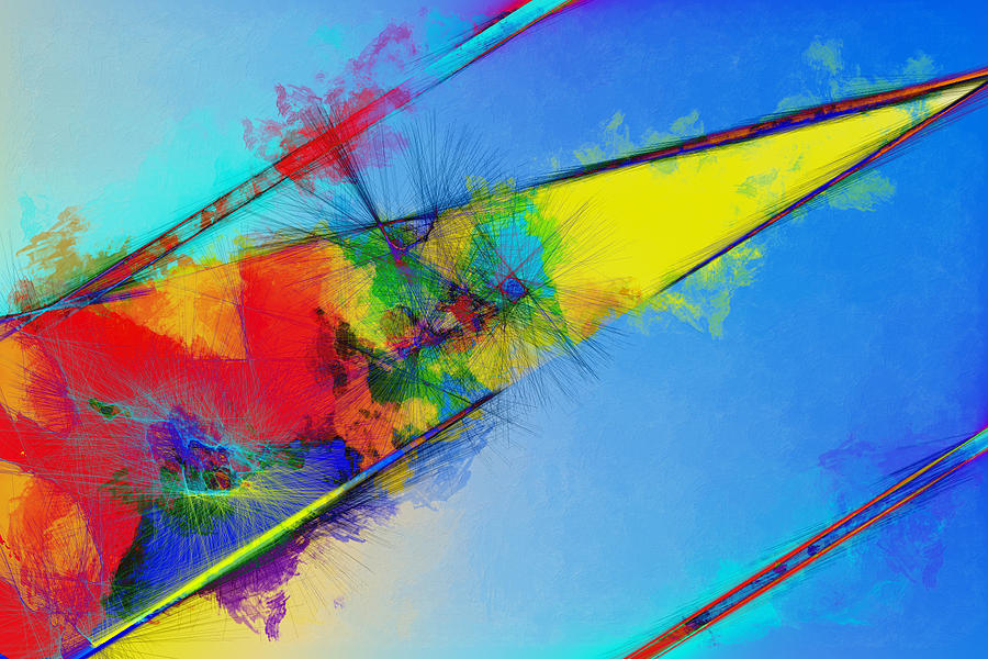 Abstract Prism Digital Art by Paul Gioacchini - Fine Art America