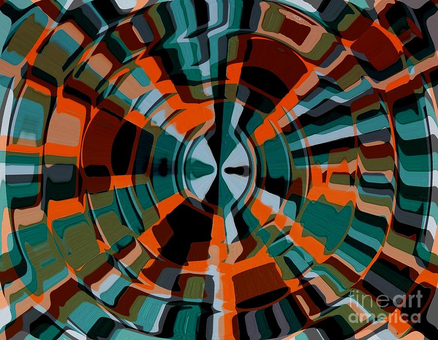 Abstract Reflection Digital Art by Anthony Morris - Fine Art America