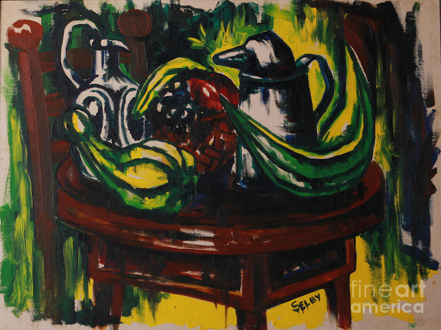 Abstract Table Setting Painting by Jack Selby - Fine Art America