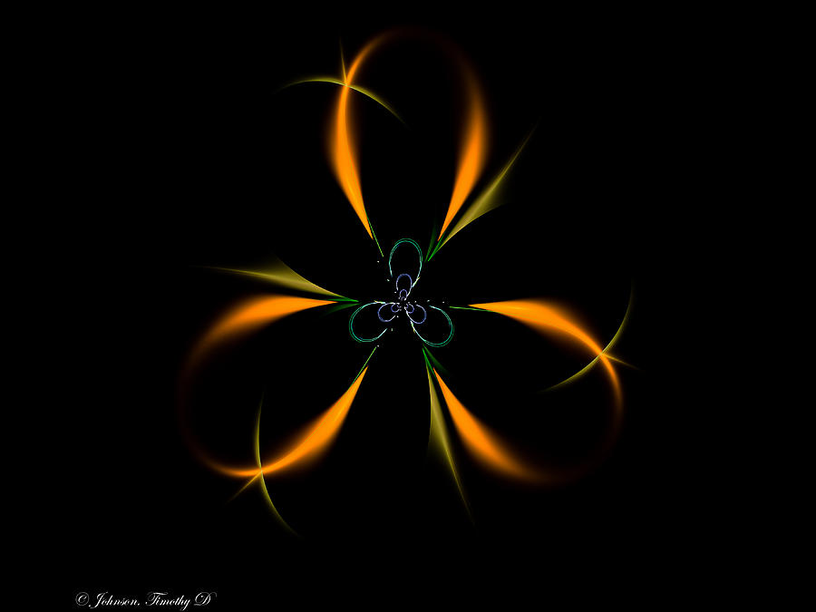 Abstract Trinity Digital Art by Timothy Johnson - Pixels