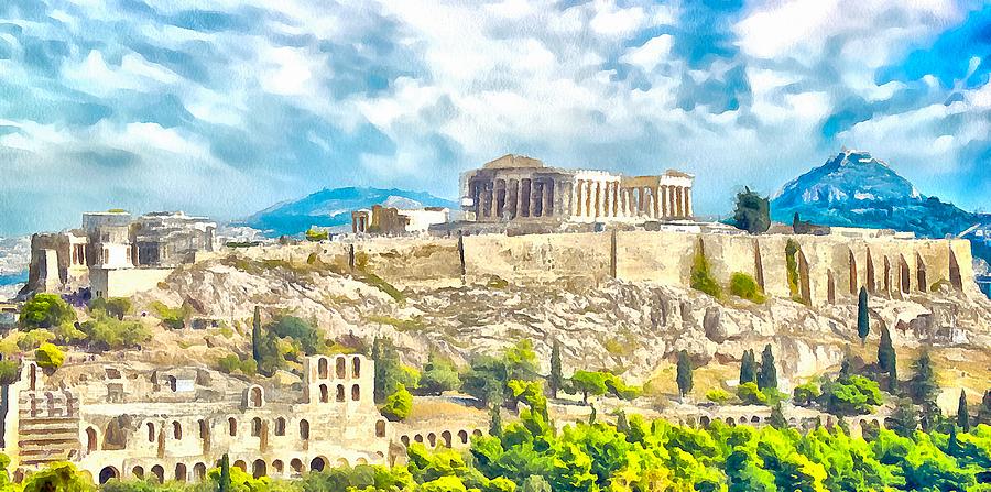 Acropolis Photograph by Kathryn Bailey - Fine Art America
