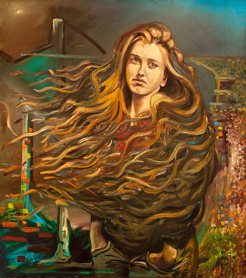 Across the centuries Painting by Lilian Istrati - Fine Art America