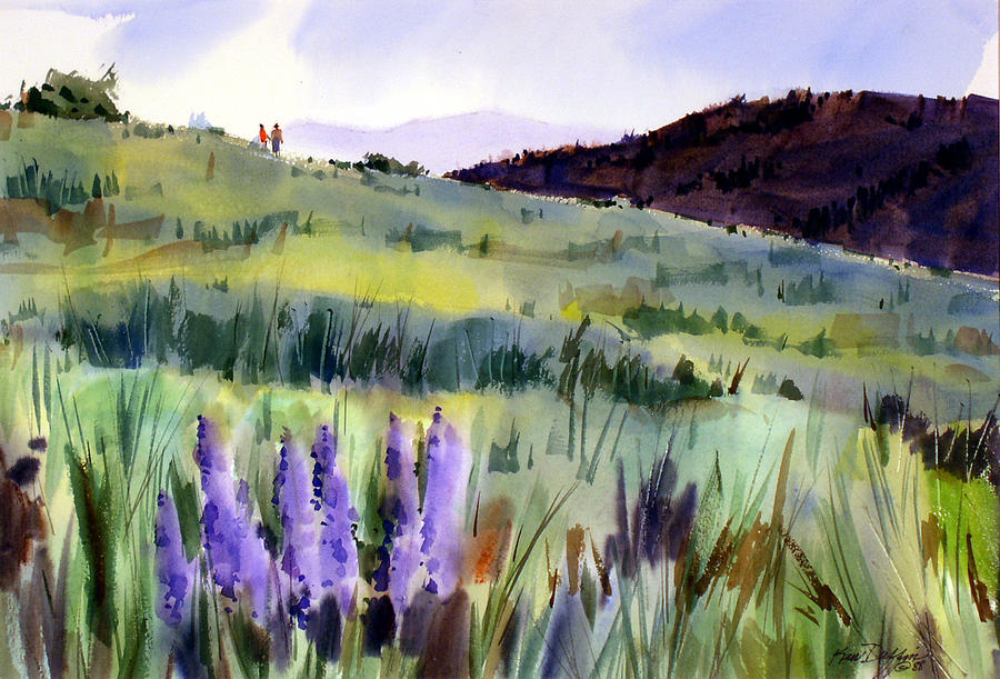 Across The Fields Painting by Ken Duffin - Fine Art America