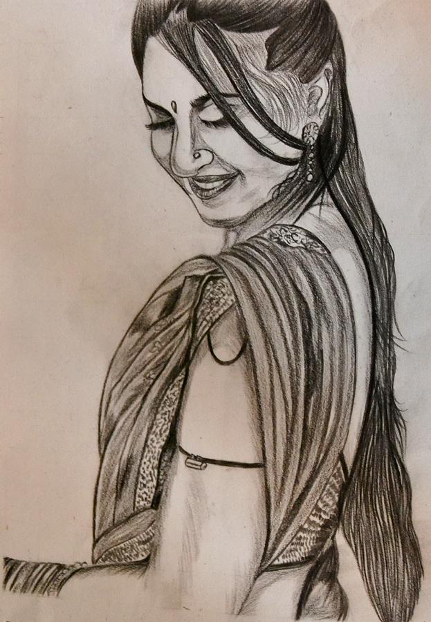 Ada Drawing by Vk Kashyap - Fine Art America