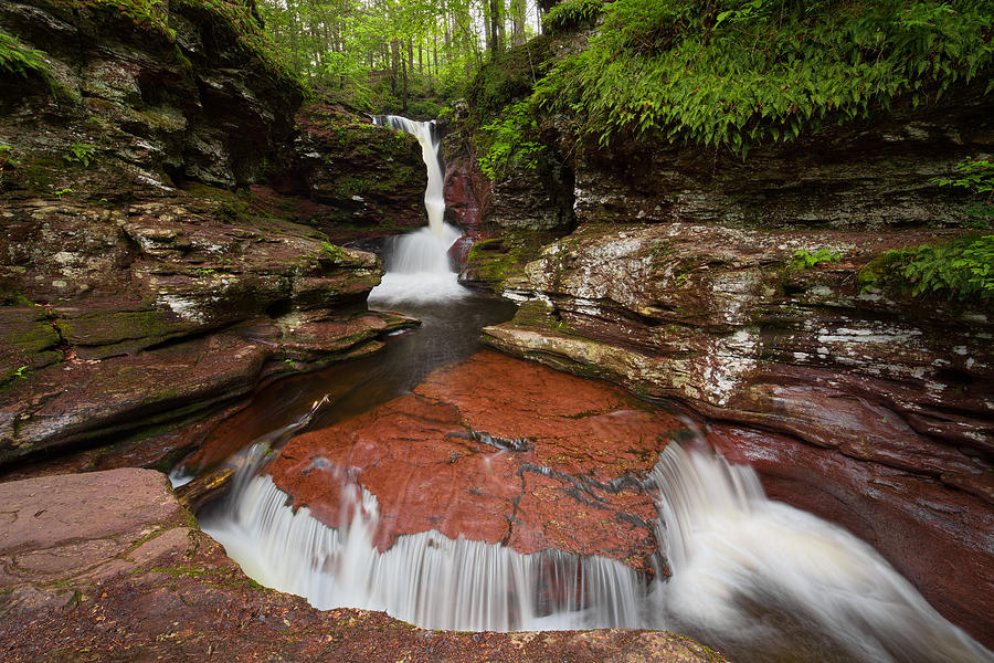 Adams Falls Photograph by Tim Devine - Fine Art America