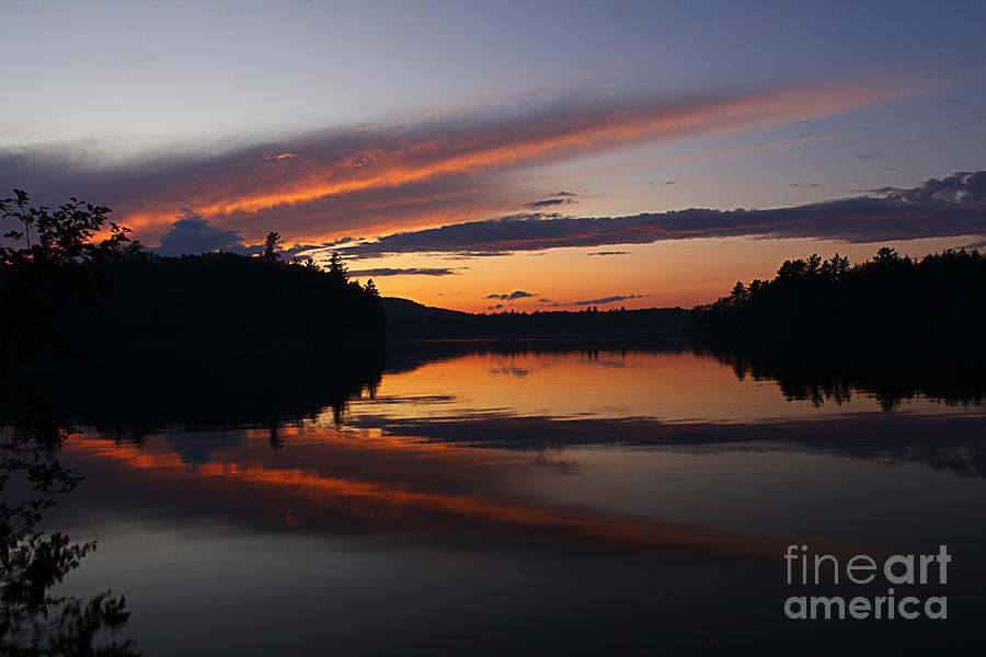 Adirondack Sunset Photograph by Sheldon Perry - Fine Art America