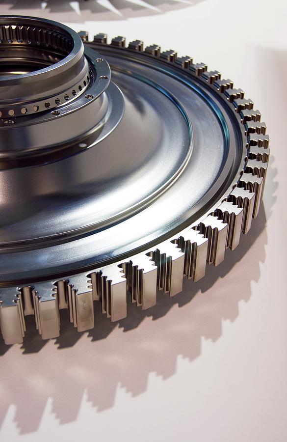 Aircraft Engine Component. Photograph by Mark Williamson/science Photo ...