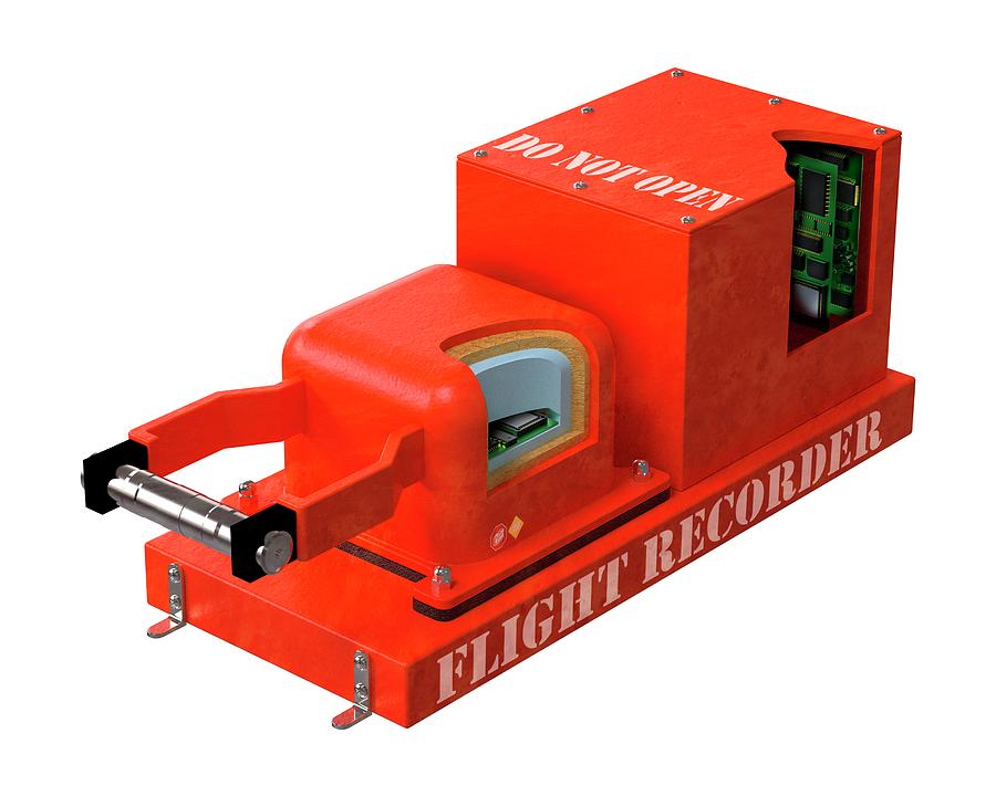 Aircraft Flight Recorder Photograph by Claus Lunau - Pixels