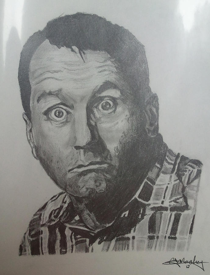 Al Drawing by CJ Mackey - Pixels