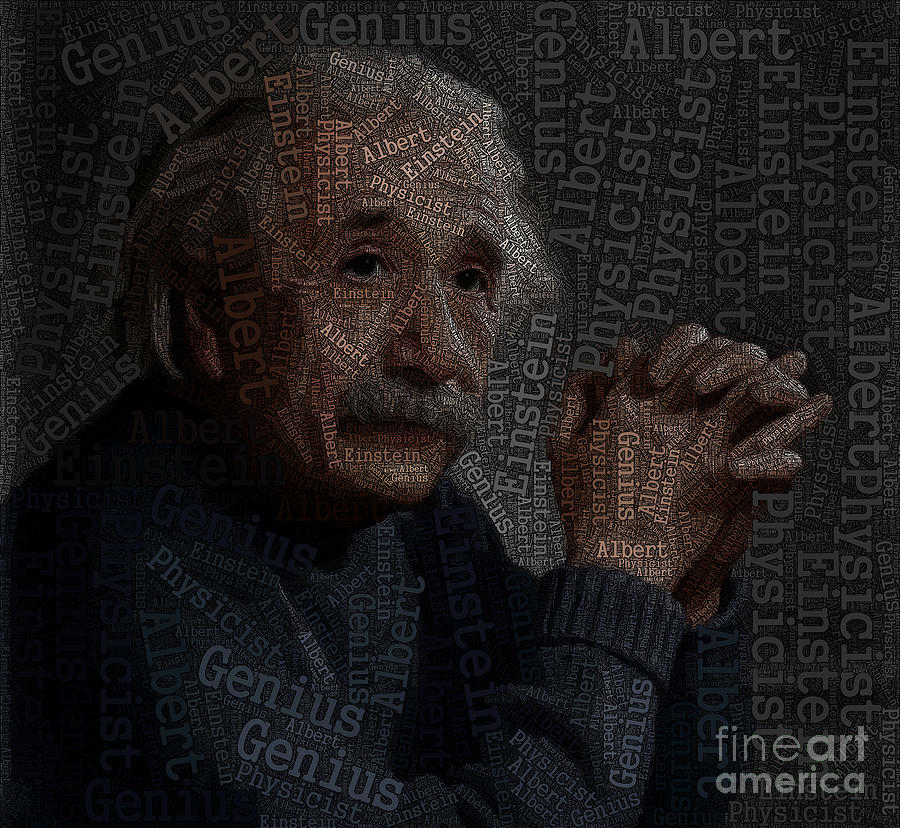 albert einstein Genius physicist Digital Art by Boon Mee - Fine Art America