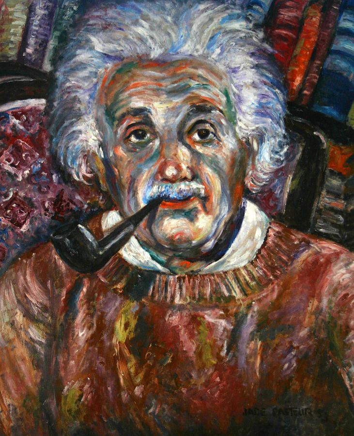 Albert Einstein Painting by Jade Pasteur - Fine Art America
