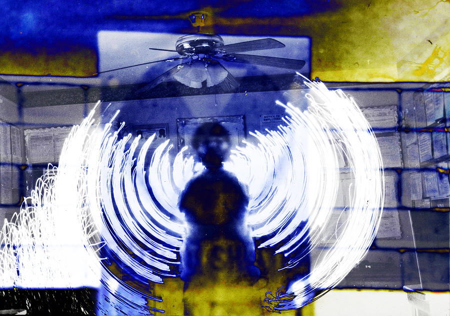 Alien ghost Christmas lights Photograph by Don Lee - Fine Art America