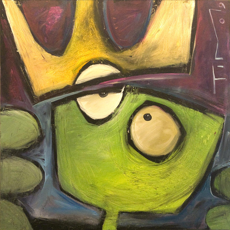 Alien King Painting by Tim Nyberg - Pixels