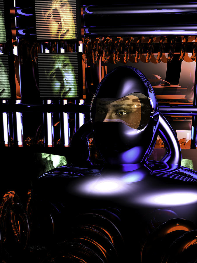 Alien Mind Control Digital Art by Bob Orsillo