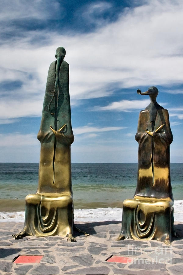 Alien Statues Photograph by Mark Baker - Pixels