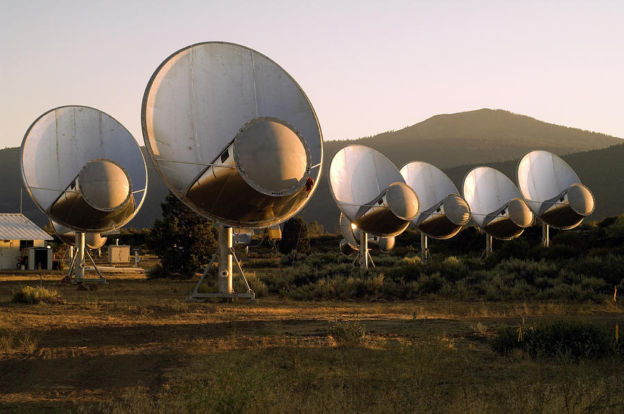 Allen Telescope Array Photograph by Dr Seth Shostak/science Photo Library