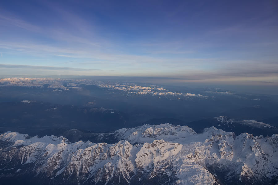 Alpine Mountain Range Photograph by Colin Porteous - Fine Art America