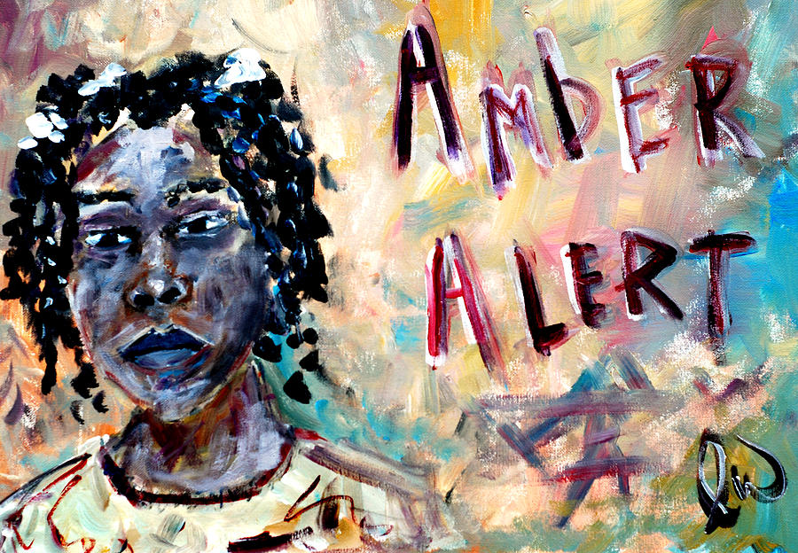 Amber Alert - Relisha Rudd Painting by Luther Wright - Fine Art America