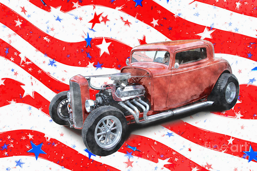 American Rod Digital Art By Roger Lighterness Fine Art America