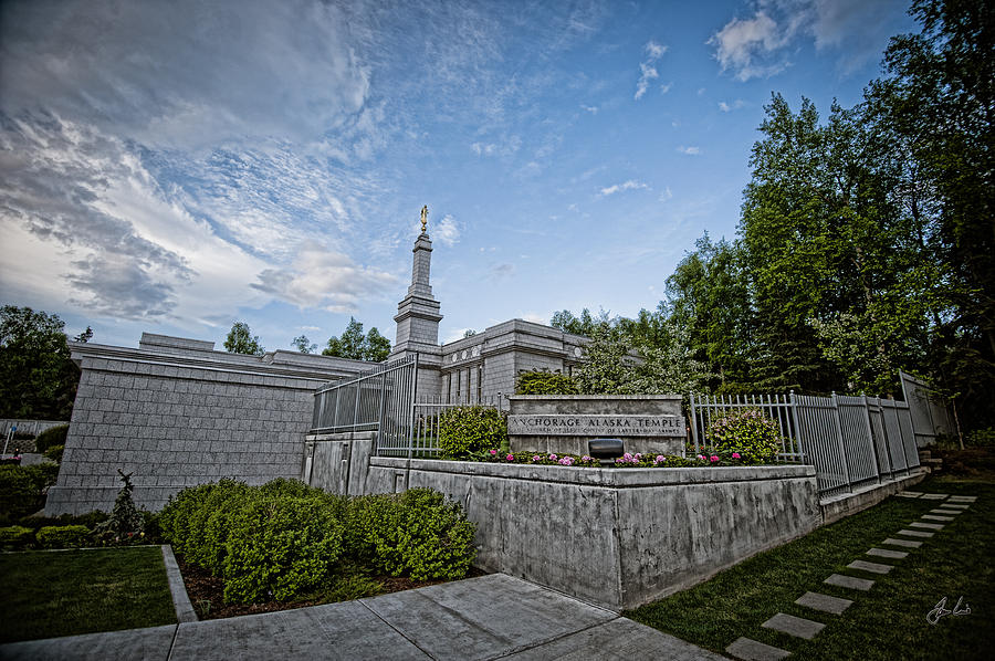 Anchorage Temple Front Photograph by Jason Lanier - Fine Art America
