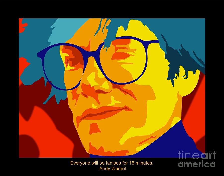 Andy Warhol Digital Art by Patrick Collins - Fine Art America