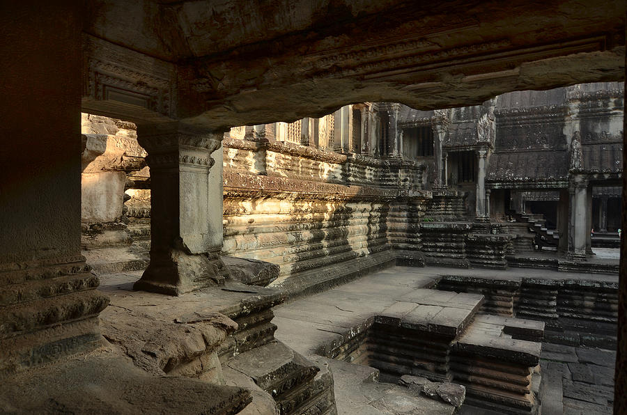 Angkor Wat Interior Photograph by Larry Orinovsky