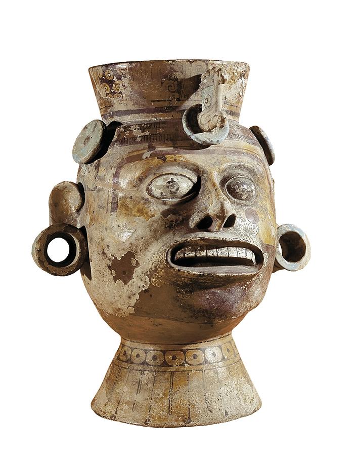 Anthropomorphic Vase. Ca. 800. Mixtec Photograph by Everett - Fine Art ...