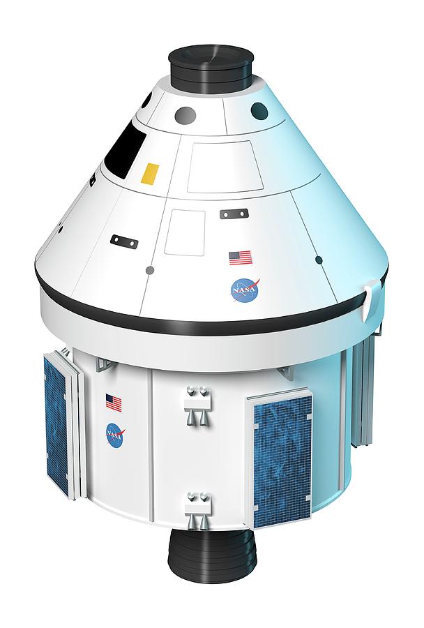 Apollo Command And Service Module Photograph by Henning Dalhoff ...