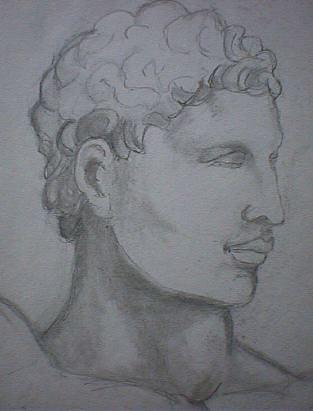 Apollo Drawing by Gordon Larson - Pixels